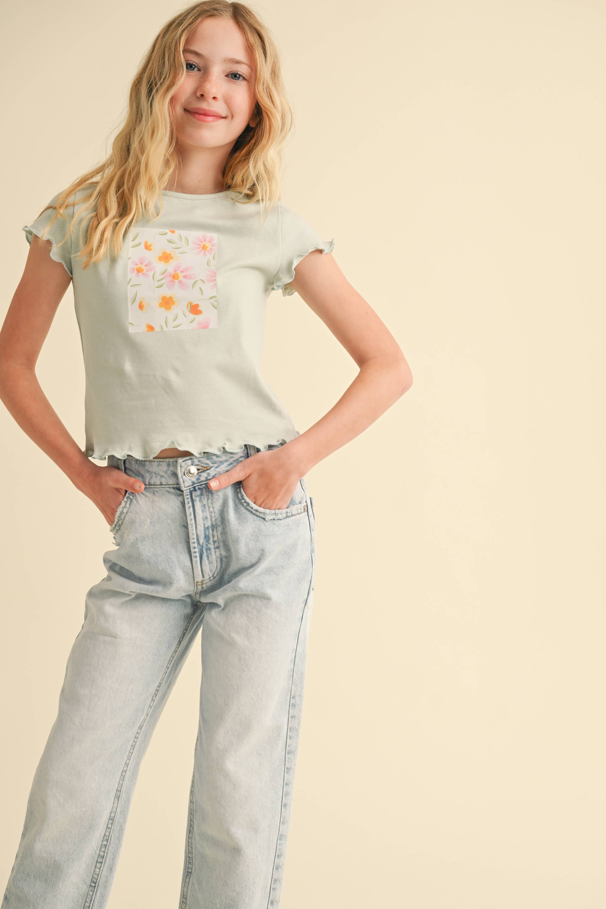 Tween Girls Fitted Screen Top | Razzy Dazzy Boutique